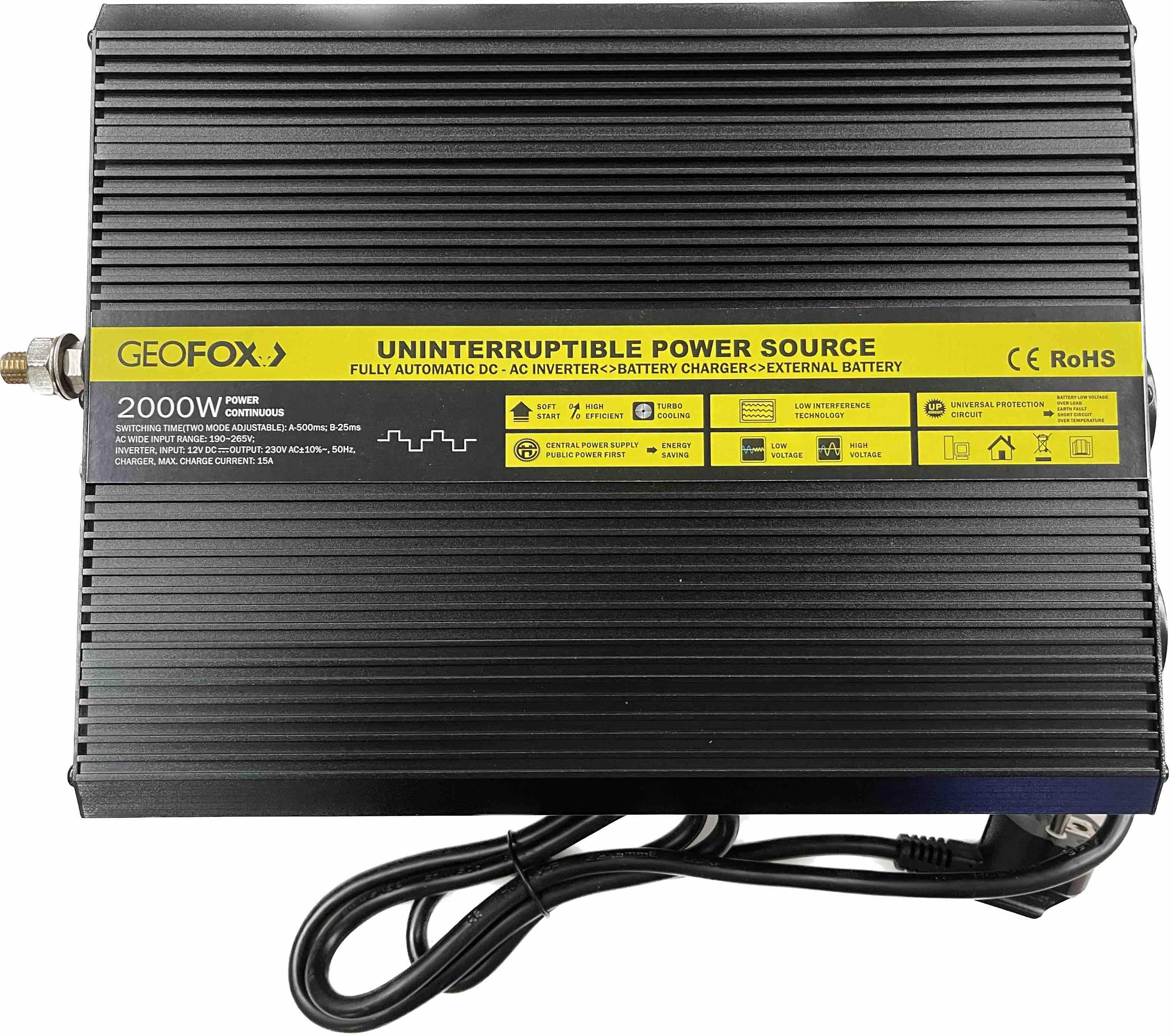 Купить Автомобильный инвертор Geofox MD 2000W-12V/UPS в Минске, цены